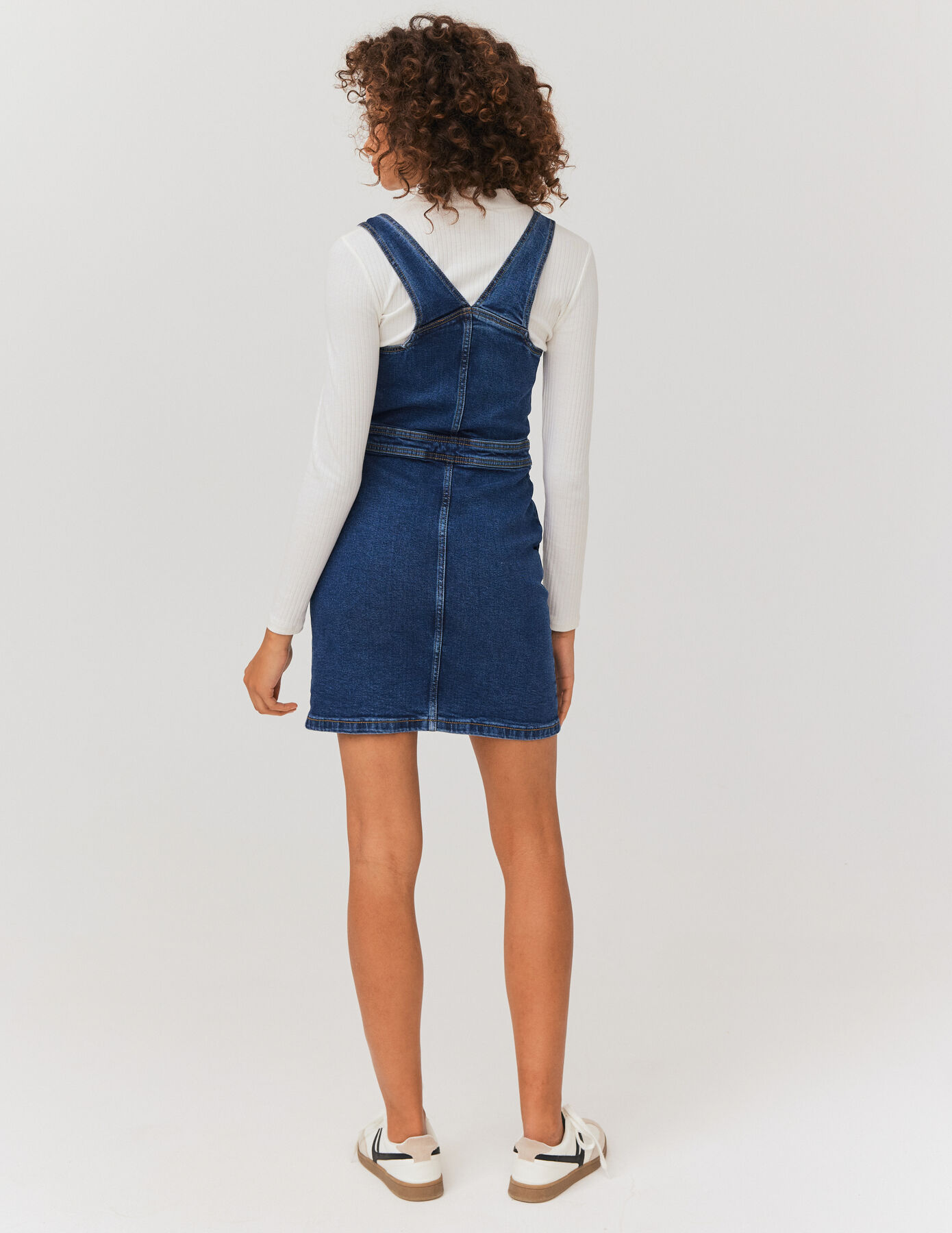 Robe chasuble en jean Bleu moyen | BZB