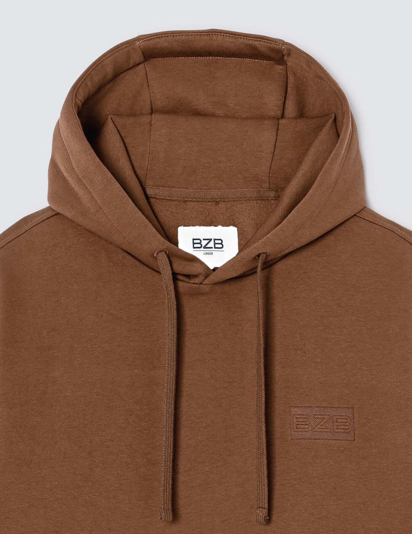 Sweat à capuche Marron | BZB