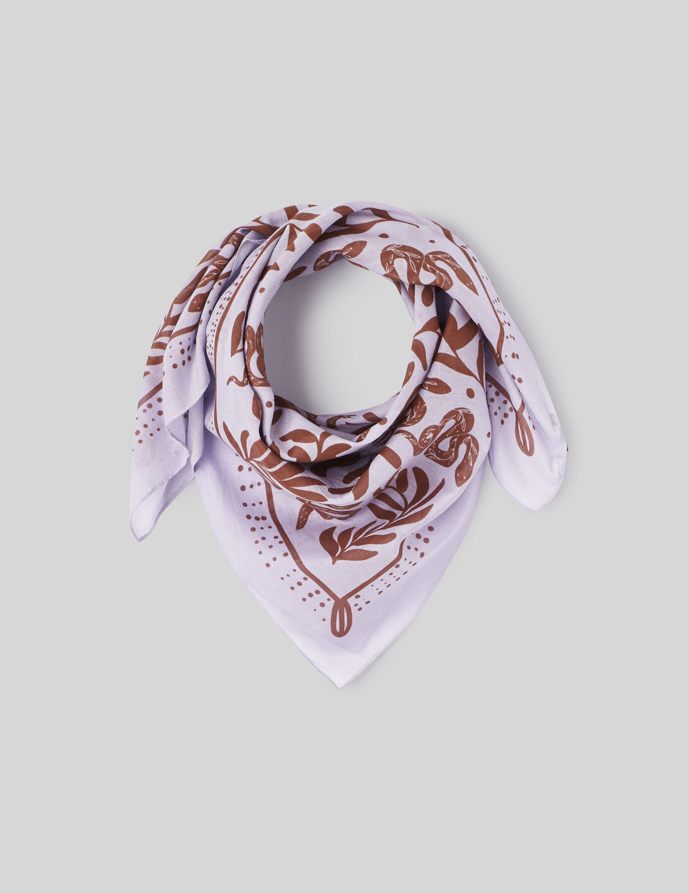 Foulard coton imprimé Lila | BZB