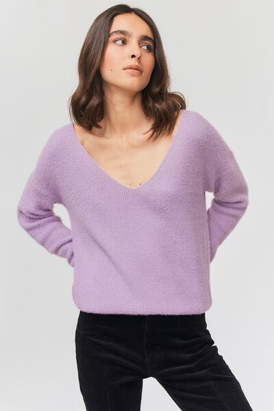 Pull col v femme | BZB