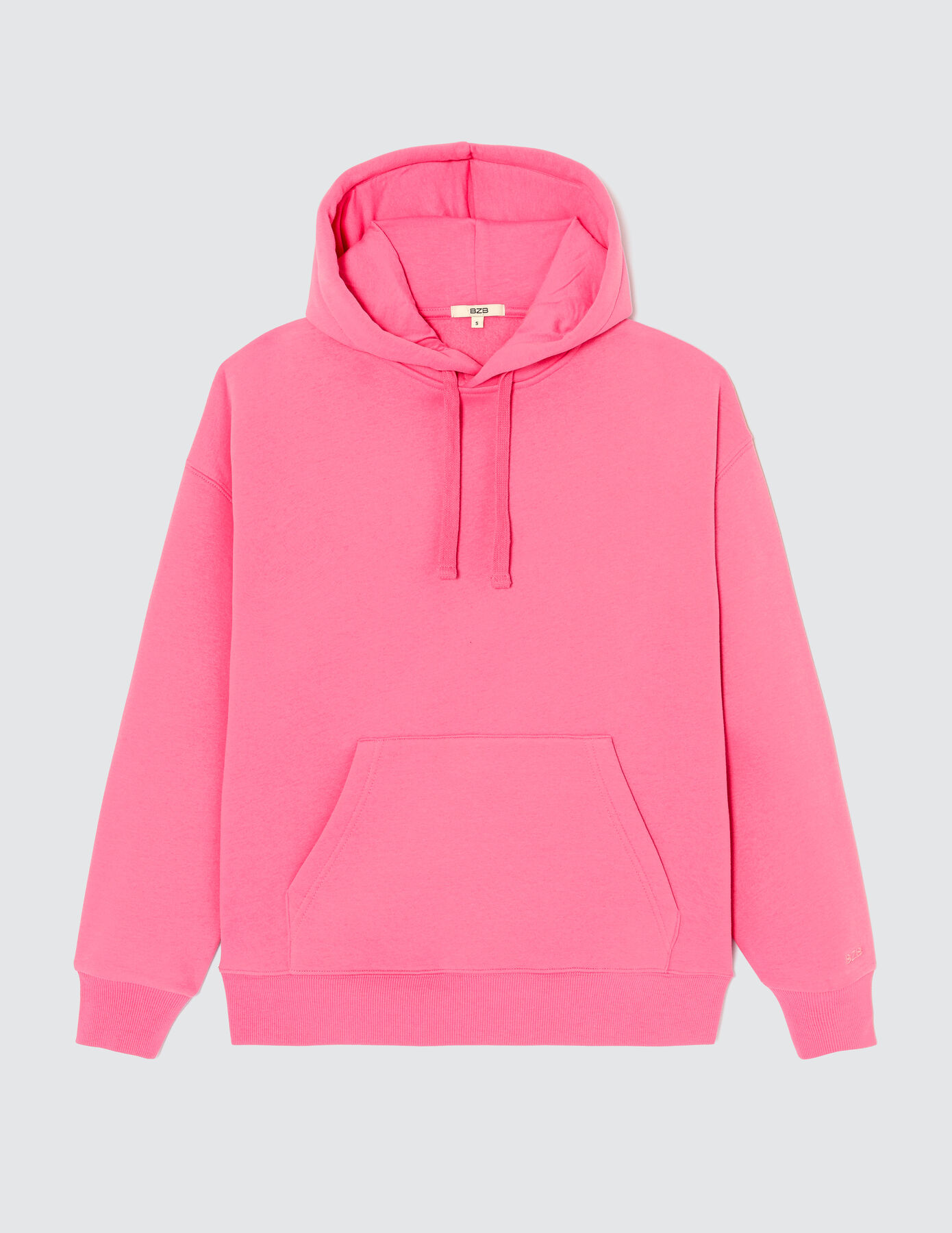Sweat basique à capuche Rose | BZB