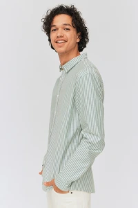 Chemise homme, droite, ajustée, à carreaux, imprimée, rayures | BZB